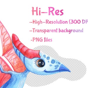 Watercolor Dinosaur Birthday Party Clipart Cute Dinosaurs Prehistoric ...