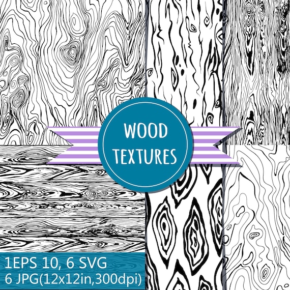 Wood Grain Pattern Woodland Theme Wood Digital Paper Wood - Etsy