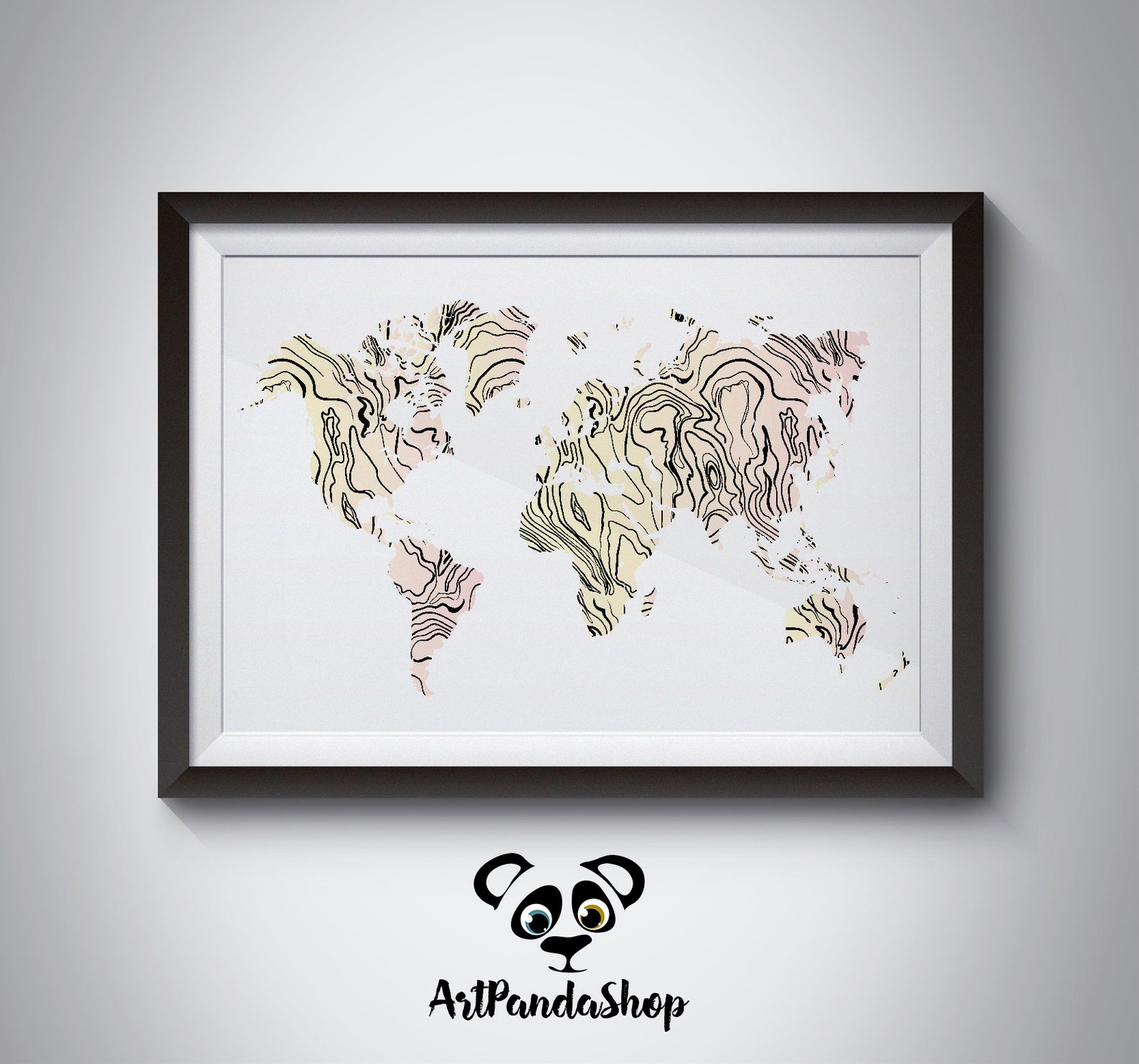 World Map Svg Cut File World Map Clip Art Vector Map - Etsy