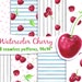 Cherry Digital Paper Watercolor Cherries Red Berries Fruits Summer ...