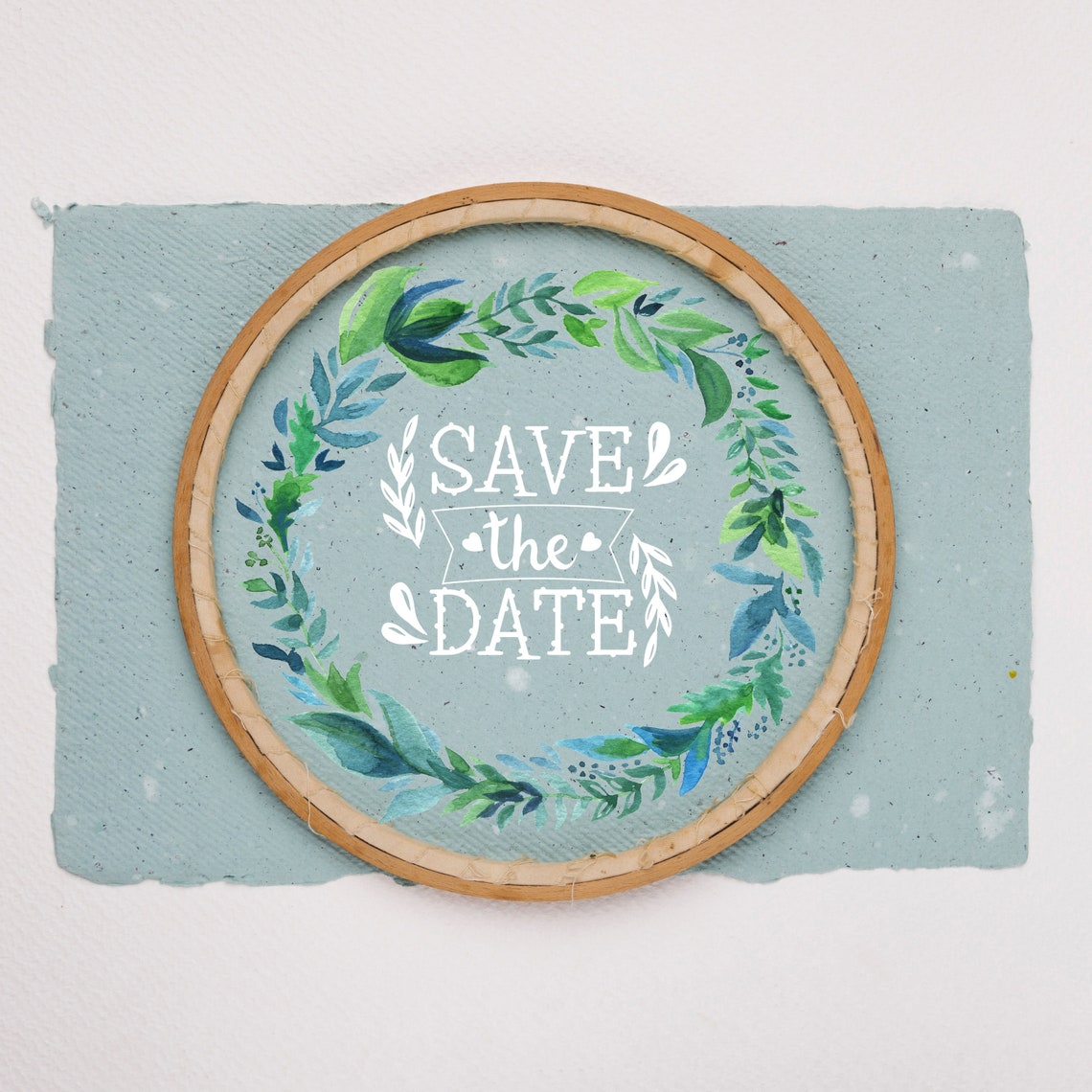 Wildflower Wreath Watercolor Rustic Flowers Clipart - Etsy