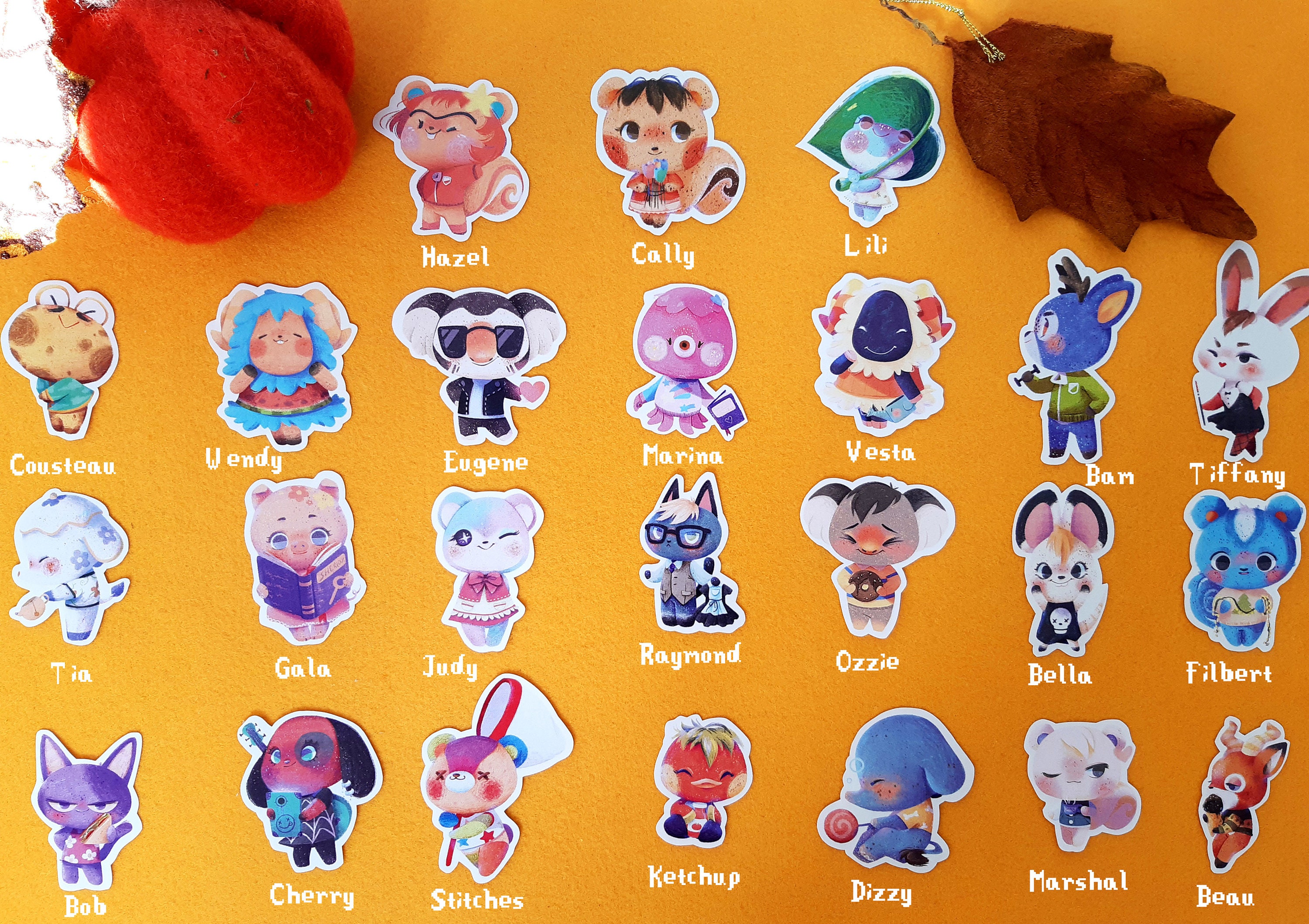 Stickers Animal Crossing Pack Pegatinas Animal Crossing | Etsy