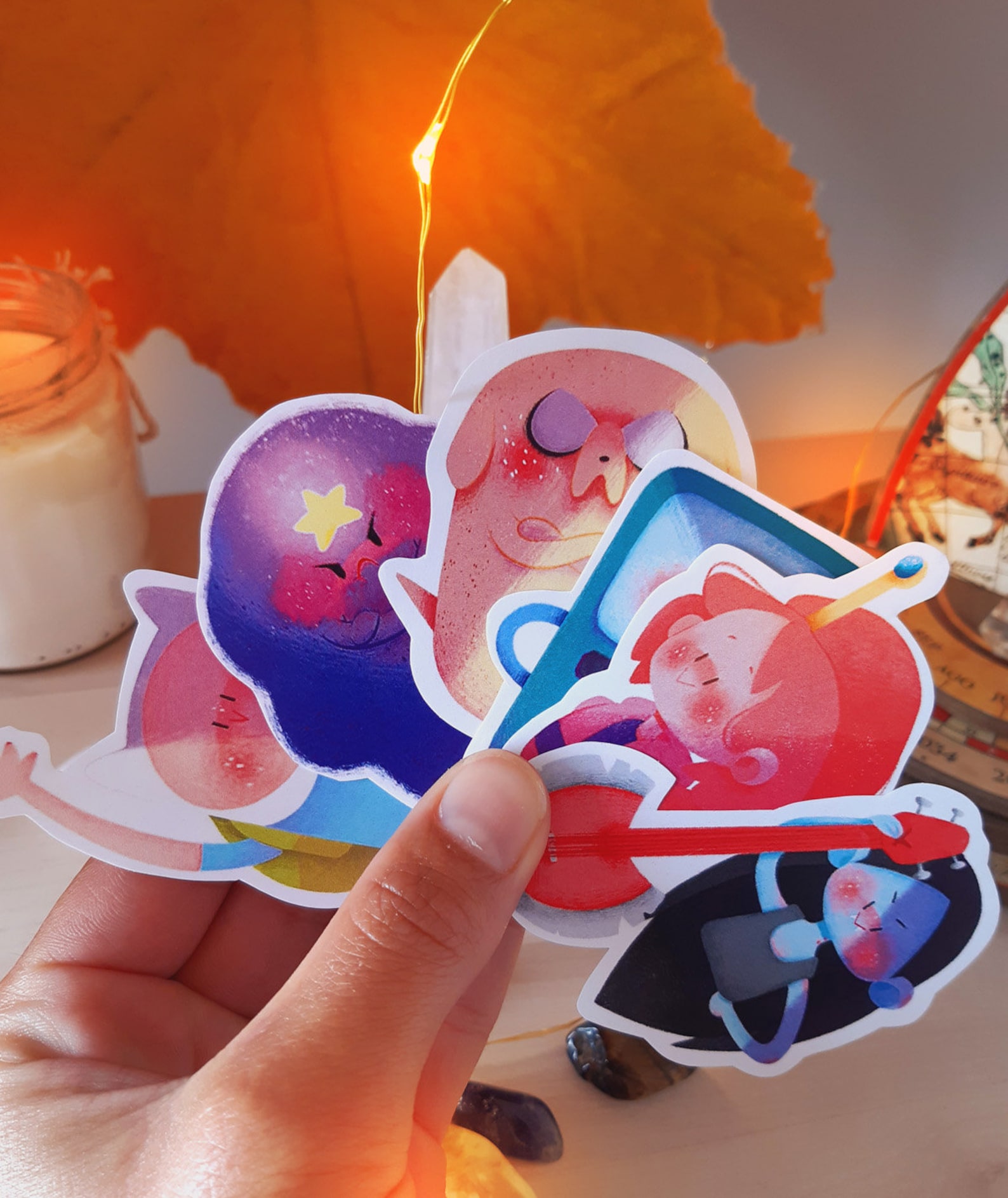 Stickers Pack Adventure Time Manga Anime Marceline Bubblegum | Etsy