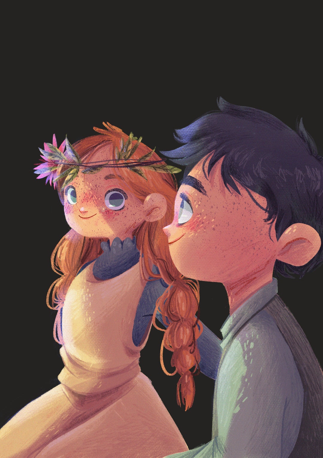 Anne With an E Digital Illustration Anne of Green Gables Digital ...