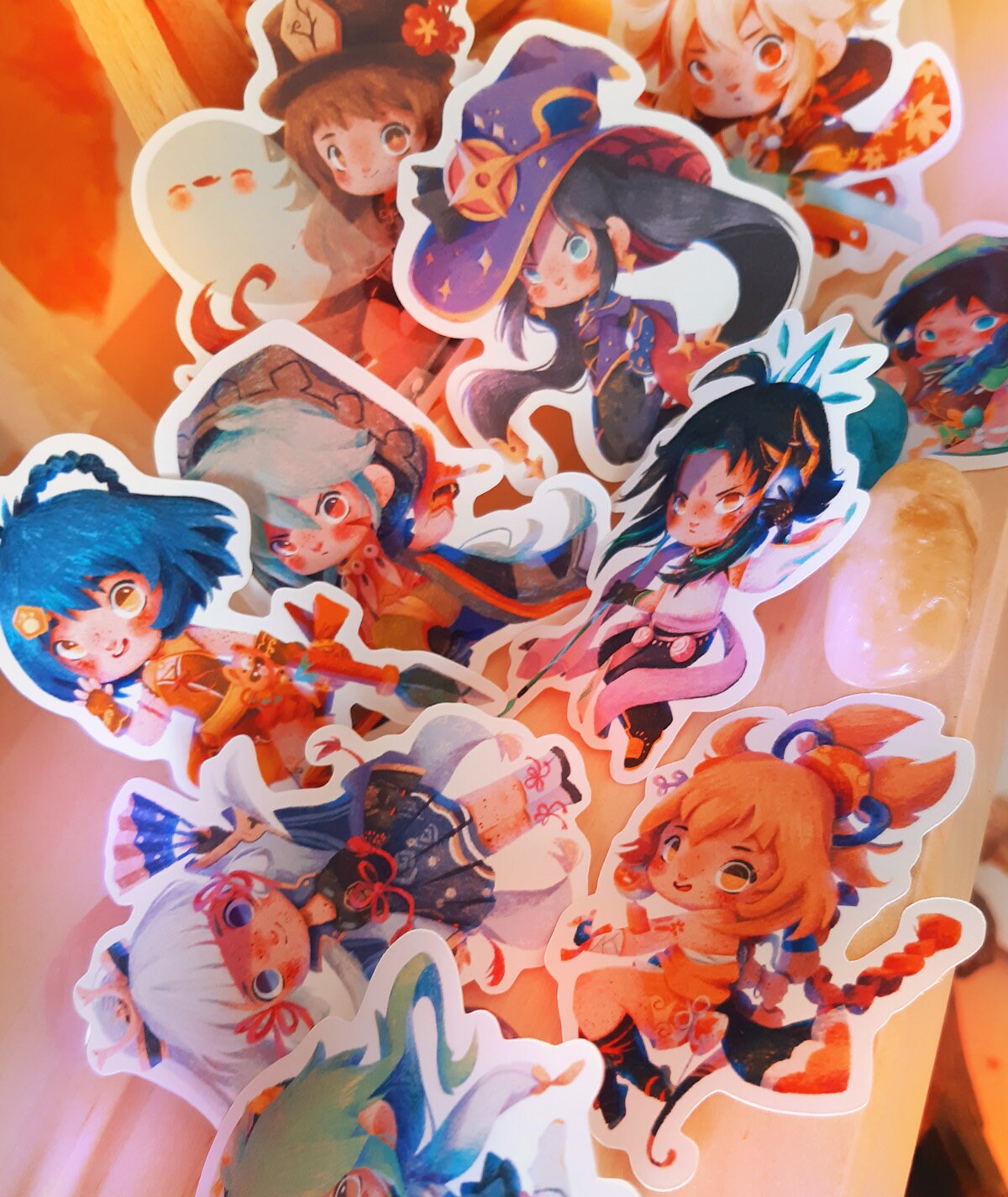 Genshin Impact Stickers Genshin Pegatinas Genshin Venti - Etsy