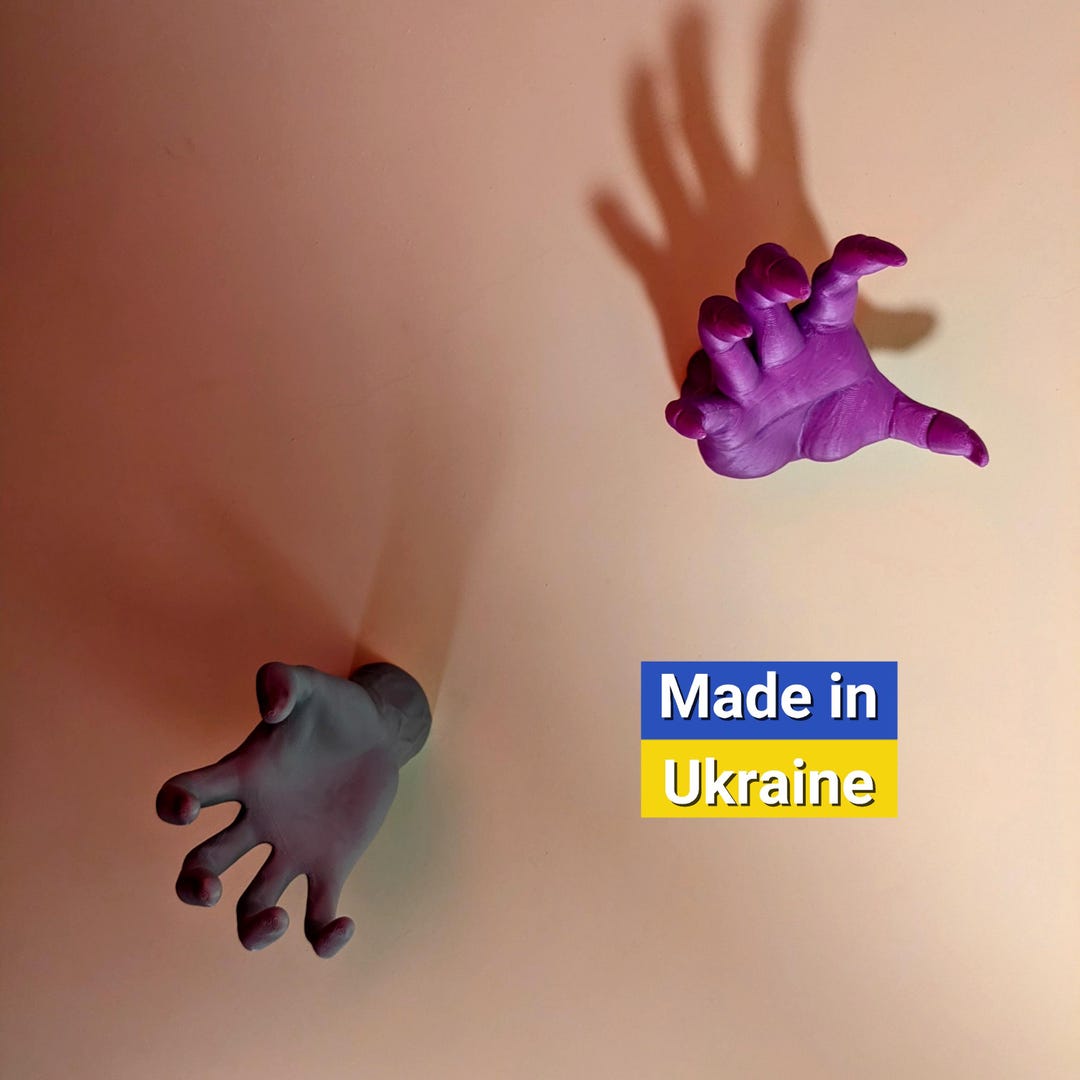 Monster Hands Wall Decor | Scary Halloween Demon Hands | 3D Printed - Etsy