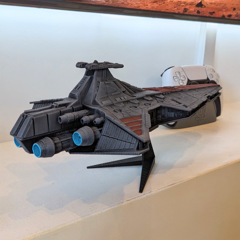 Republic Cruiser Sci-fi 14" Model | Spaceship Collectible Handpainted ...