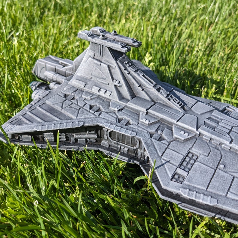 Republic Cruiser Sci-fi 14" Model | Spaceship Collectible Handpainted ...