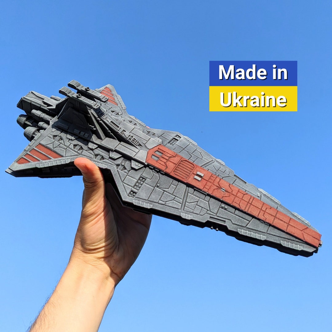 Republic Cruiser Sci-fi 14" Model | Spaceship Collectible Handpainted ...