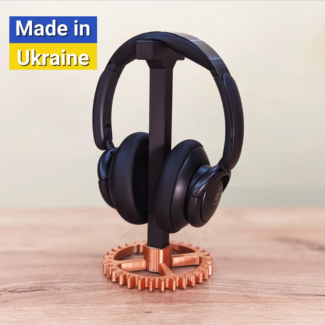 Steampunk Headphones Stand | Gamer Copper Gear Headset Holder - Etsy