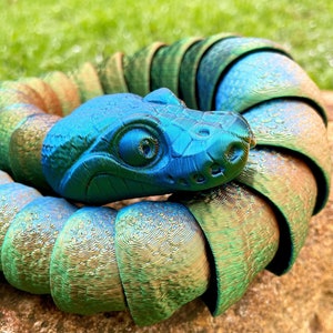 Ball Python Articulated 3D Printed Toy - Etsy