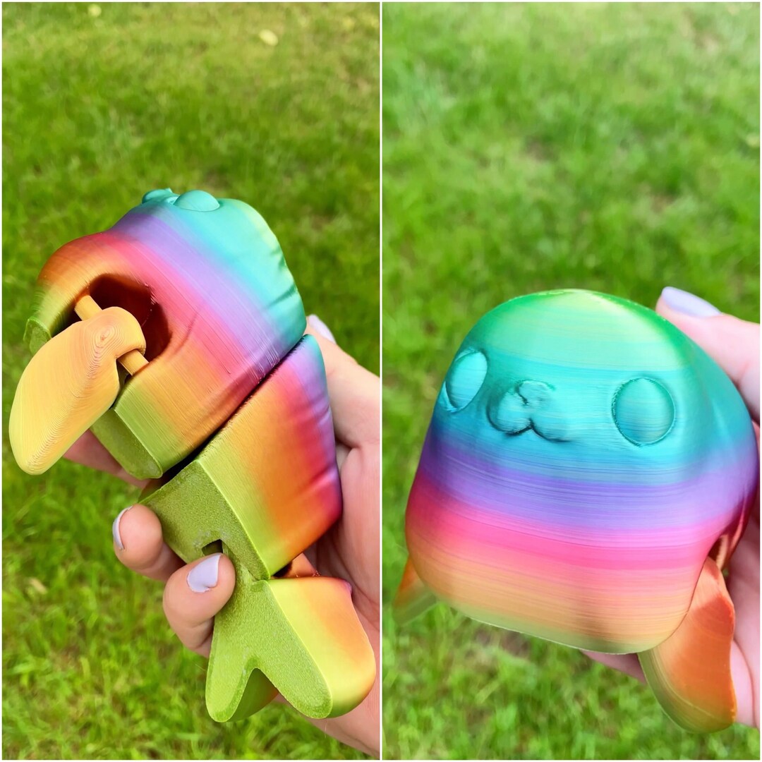 Cute Seal 3D Print 3d Printed Toy Seal - Etsy UK