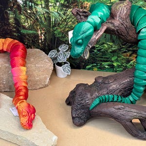 Ball Python Articulated 3D Printed Toy - Etsy