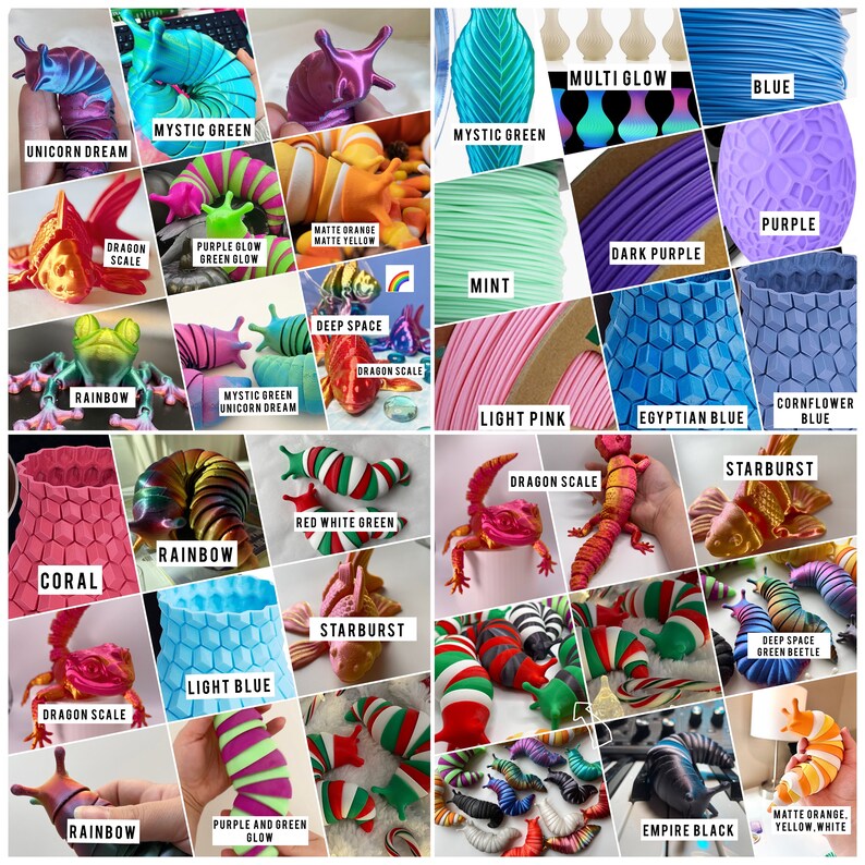 Ball Python Articulated 3D Printed Toy - Etsy