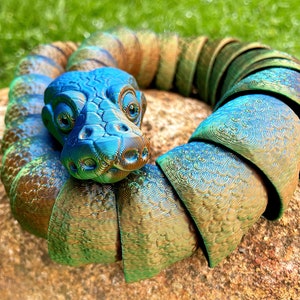 Ball Python Articulated 3D Printed Toy - Etsy