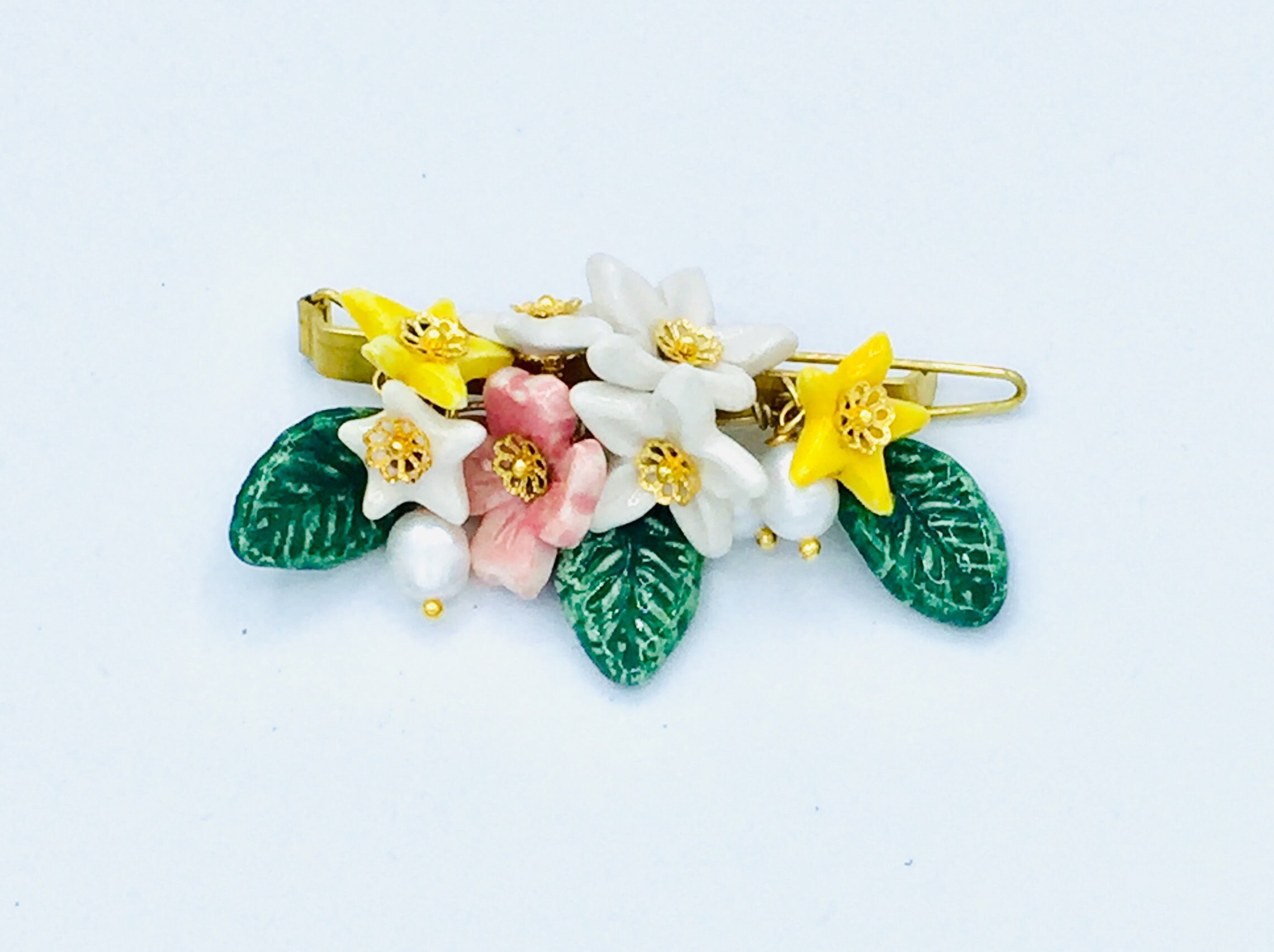 Clip Hair With Ceramic Elements - Etsy