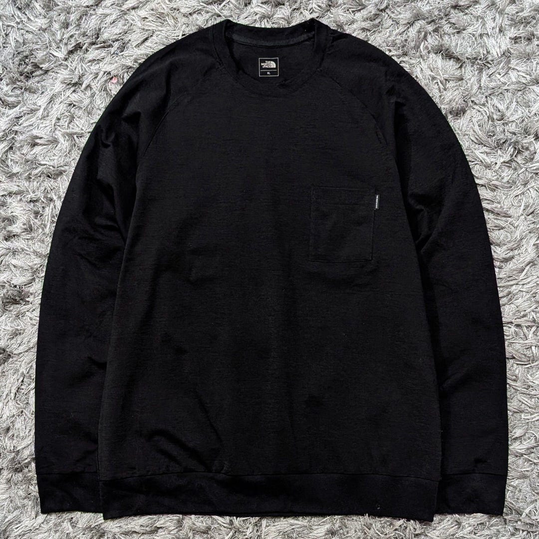 Vintage 90s the North Face Black Sweatshirt, Round Neck (XL) - Etsy