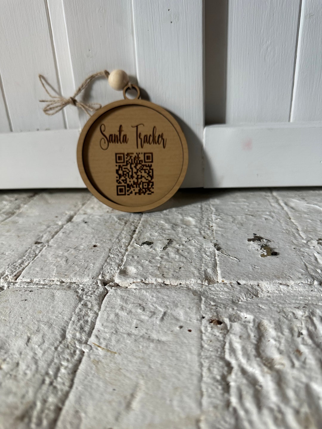 Hanging Ornament With NORAD Santa Tracking QR Code - Etsy