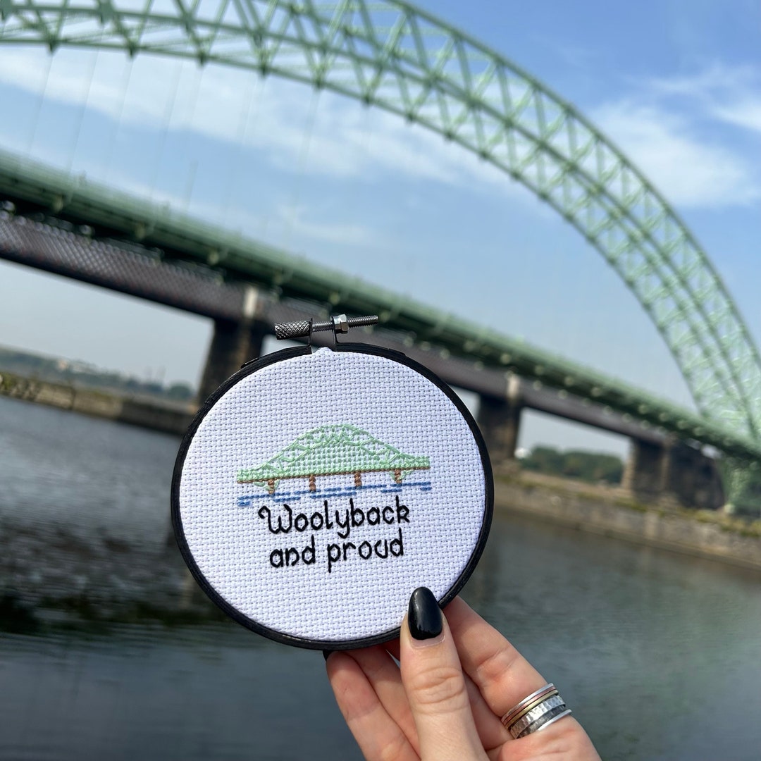 Woolyback and Proud Runcorn Cross Stitch - Etsy