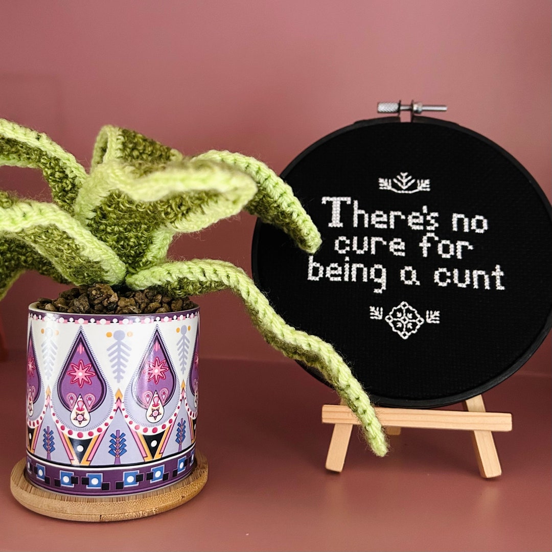 There's No Cure for Being a Cnt Cross Stitch - Etsy UK