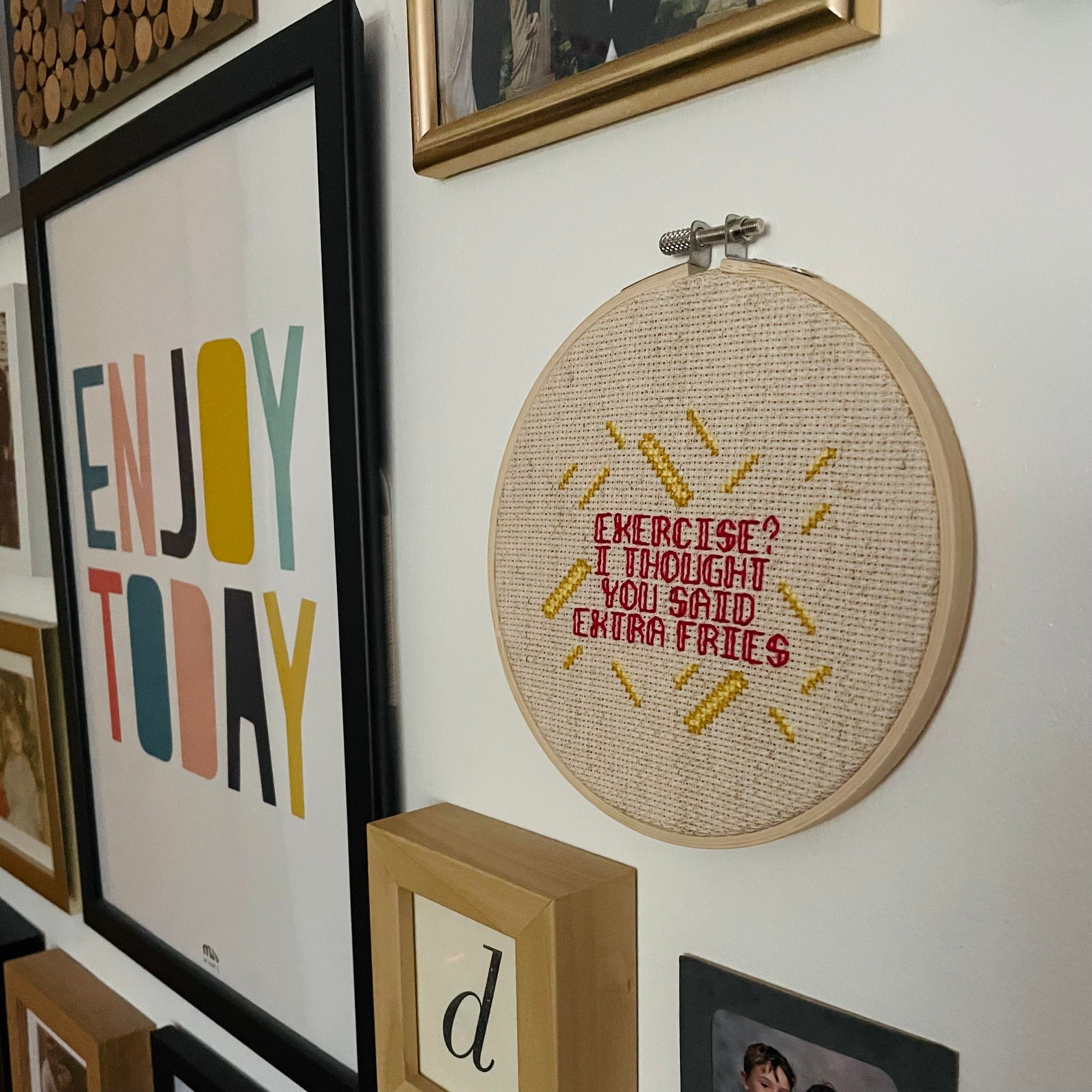 Exercise I Thought You Said Extra Fries Cross Stitch 6 - Etsy