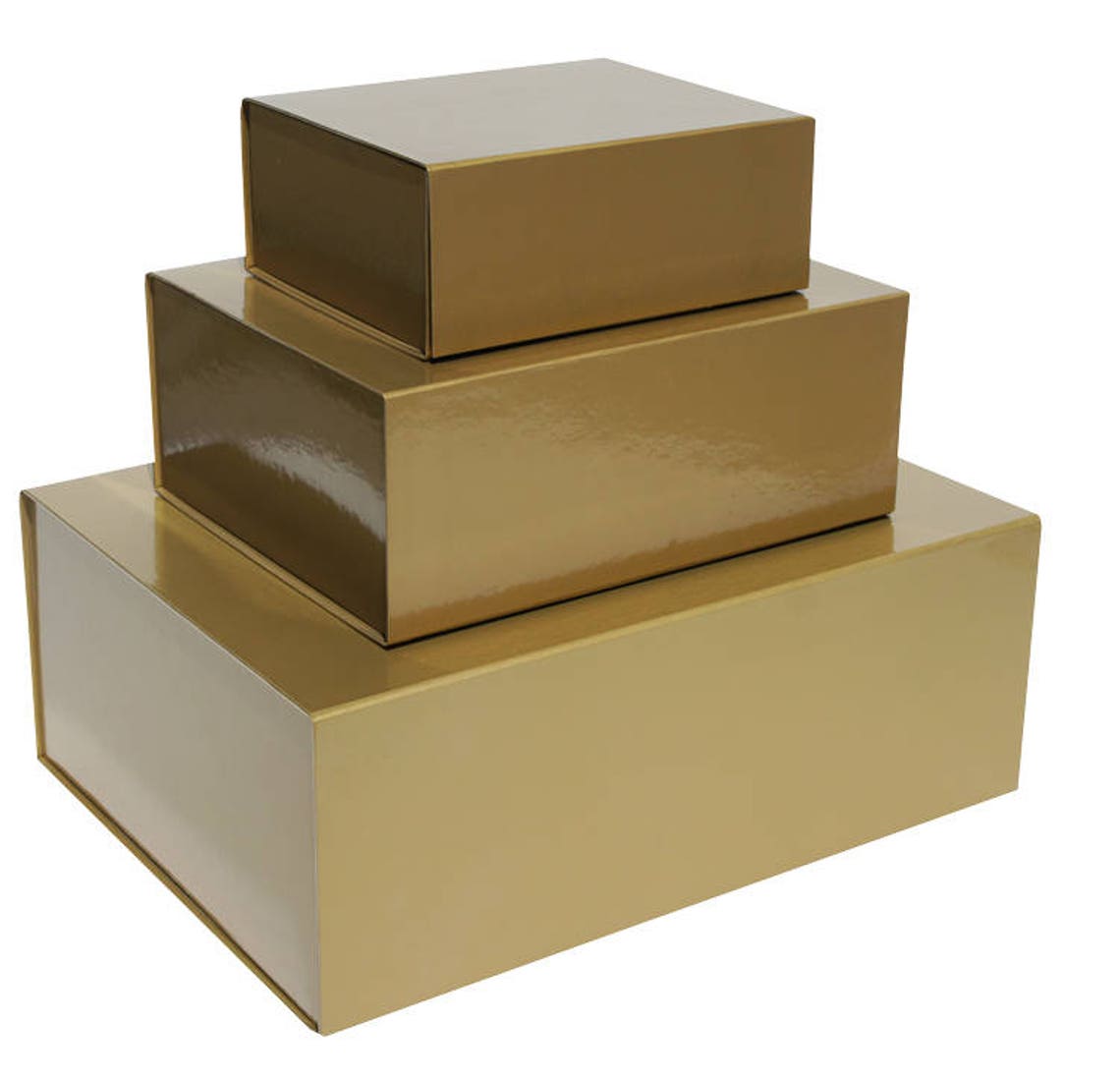 Gold Magnetic Gift Boxes Available in 3 Box Sizes - Etsy UK