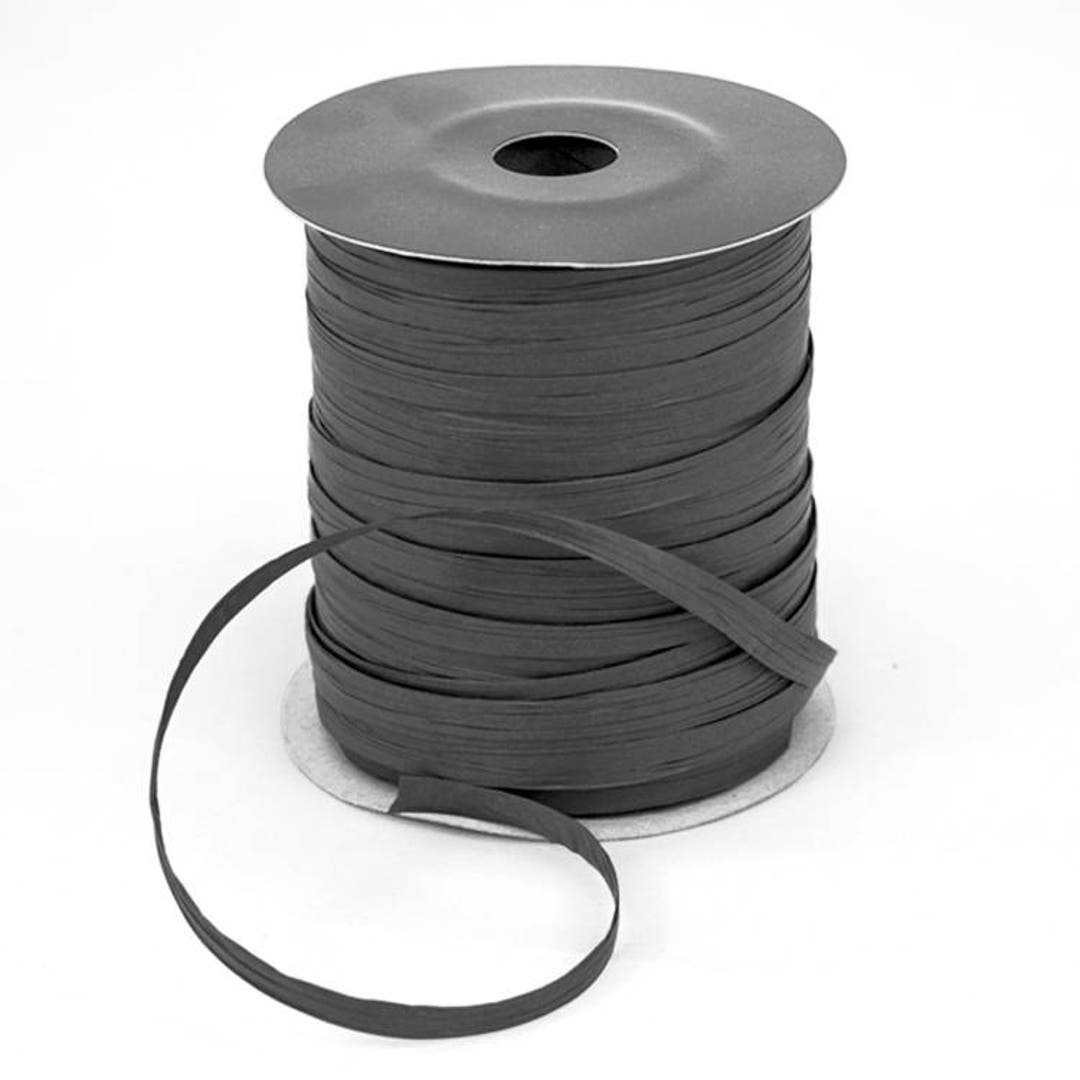 Black Raffia on a Roll 91 Metres in Length - Etsy UK