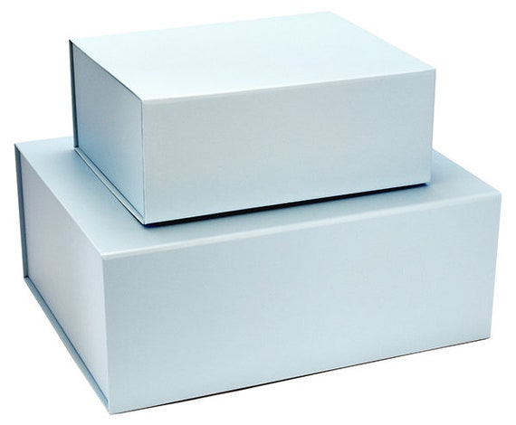 Baby Blue Magnetic Gift Boxes in 2 Sizes - Etsy UK