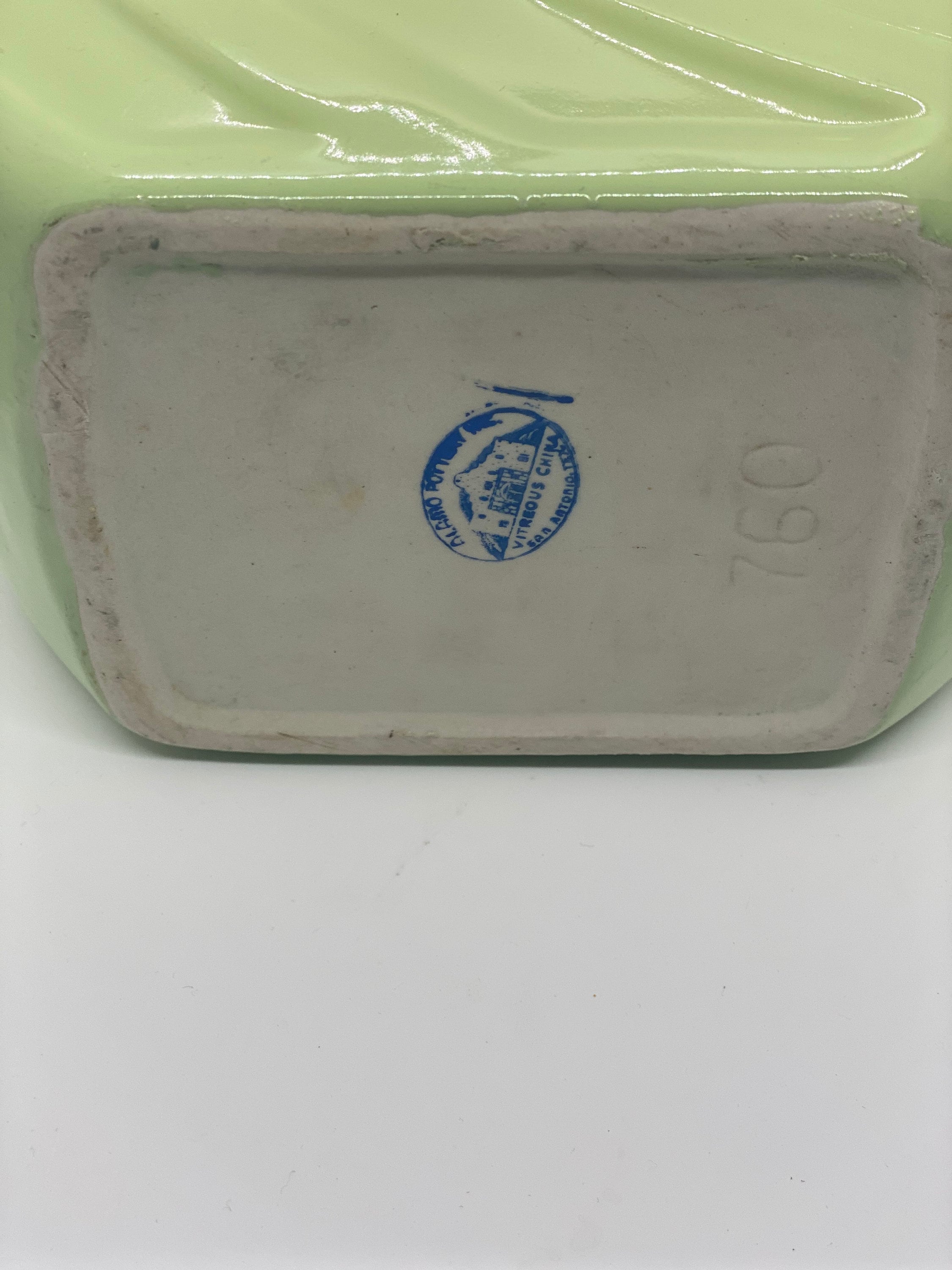 Green Vintage Alamo Pottery Pitcher - Etsy