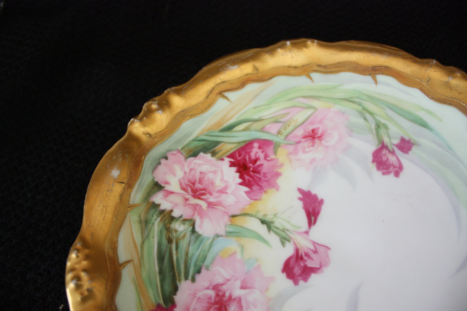 Antique Limoge -elite Works -bawo and Dotter Plate 1896-1911 - Etsy