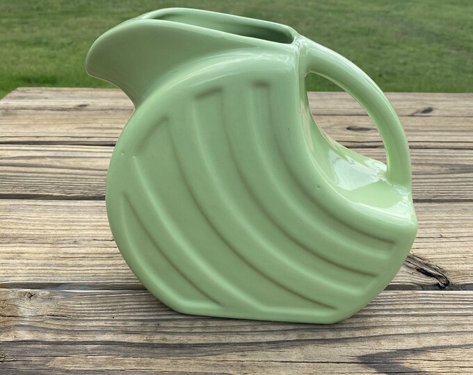 Green Vintage Alamo Pottery Pitcher - Etsy