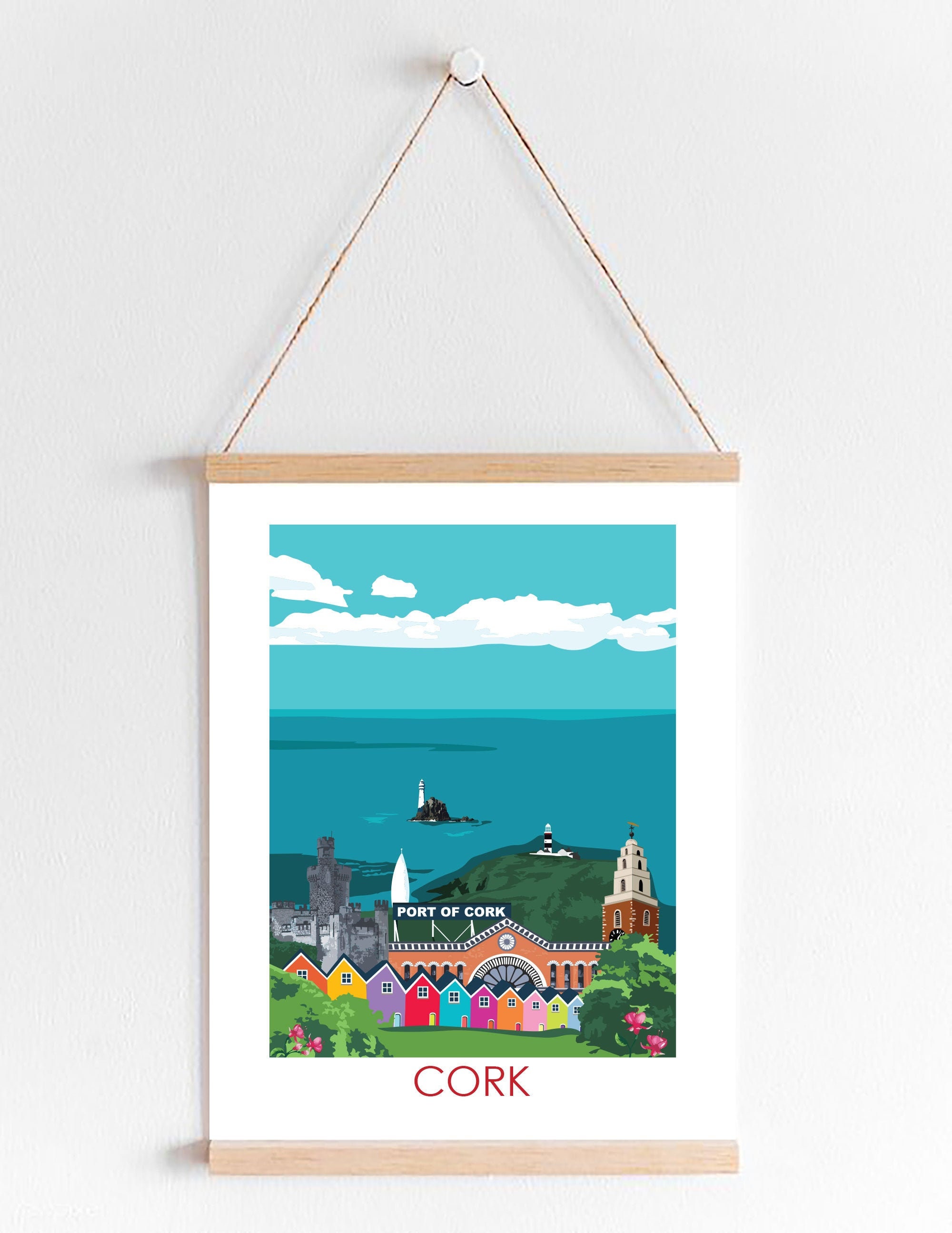 Cork Travel Poster - Etsy