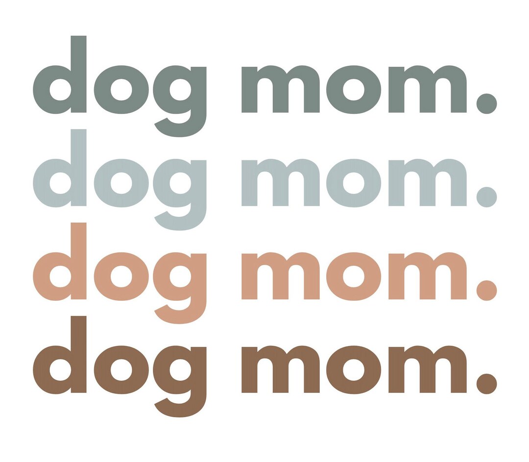 Dog Mom Instant Download - Etsy