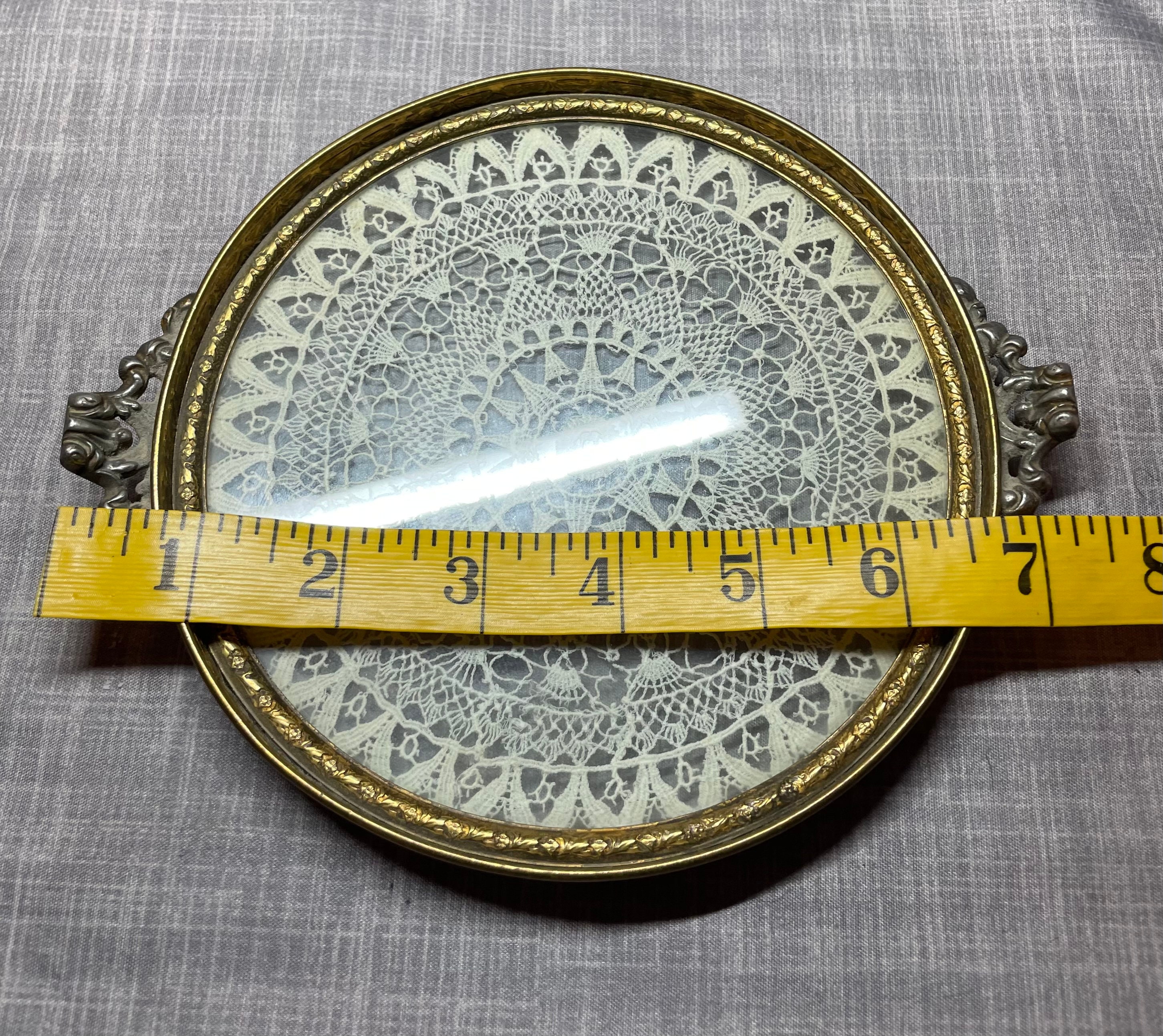 Antique Apollo Vanity Tray W/original Lace Insert 2695/6 - Etsy