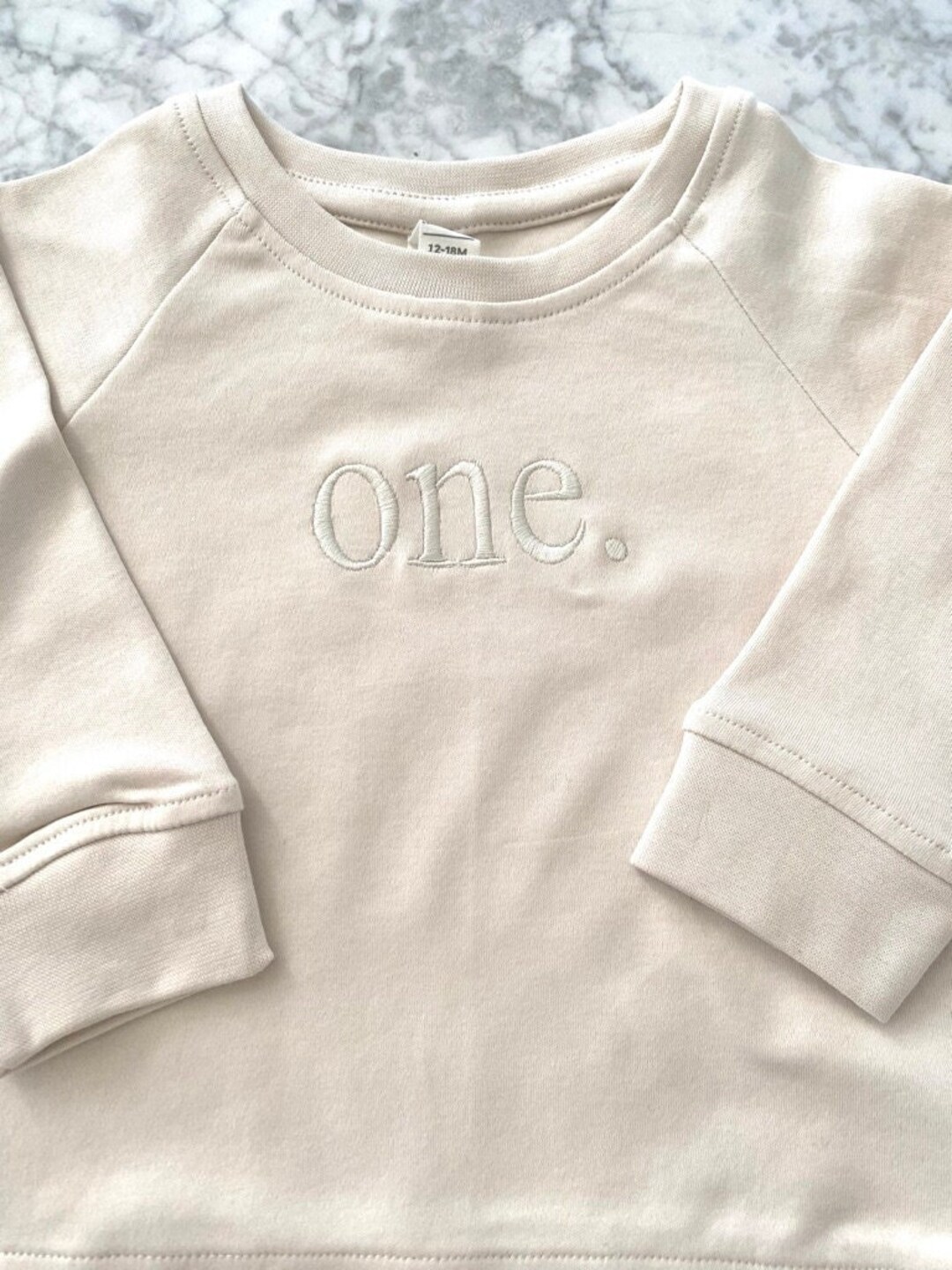 Personalized Embroidered Age Crewneck Sweater Baby Sweater - Etsy