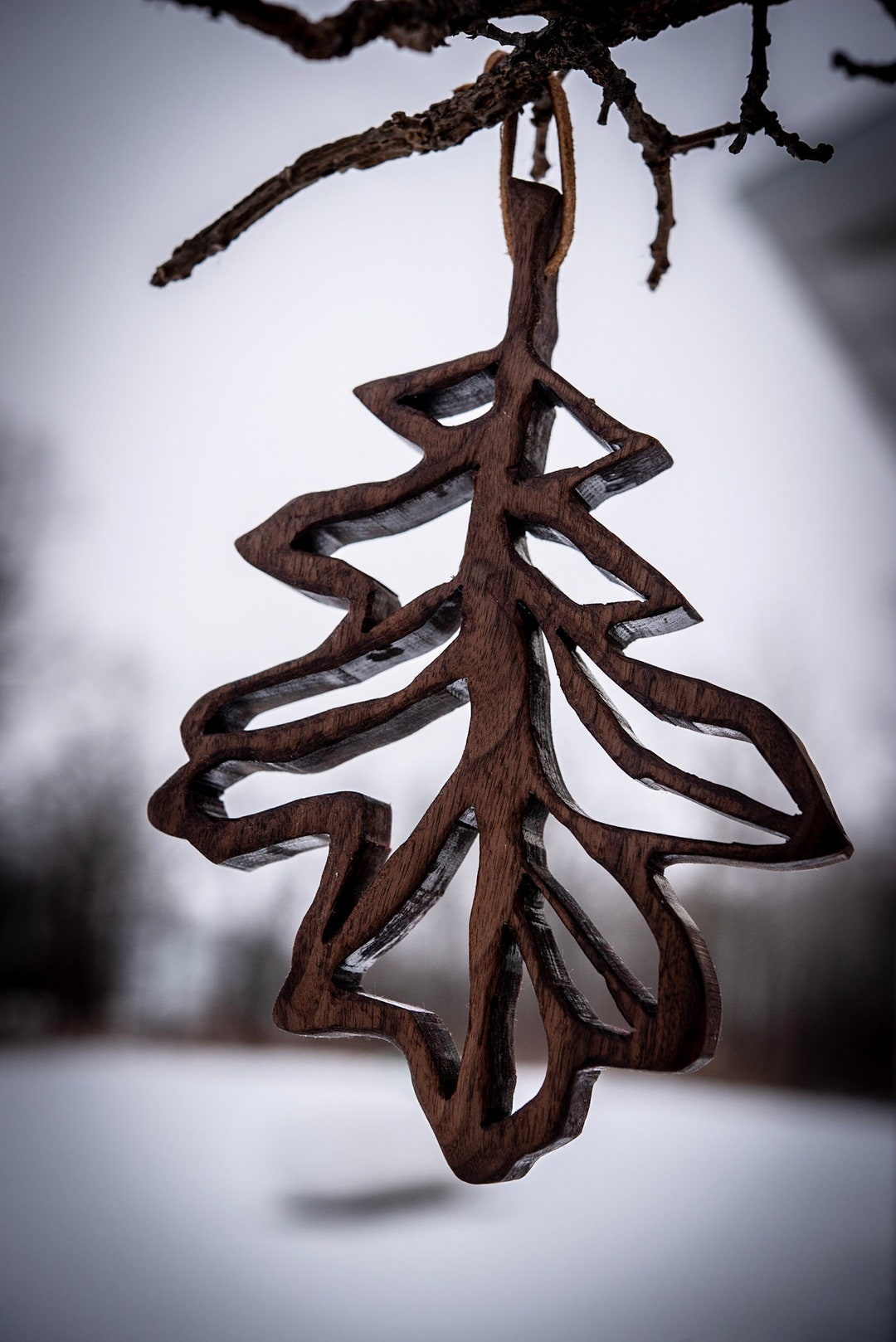 Wood Carved Oak Leaf - Etsy