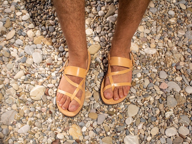Mens Leather sandals Gladiator sandals Greek sandals Men | Etsy