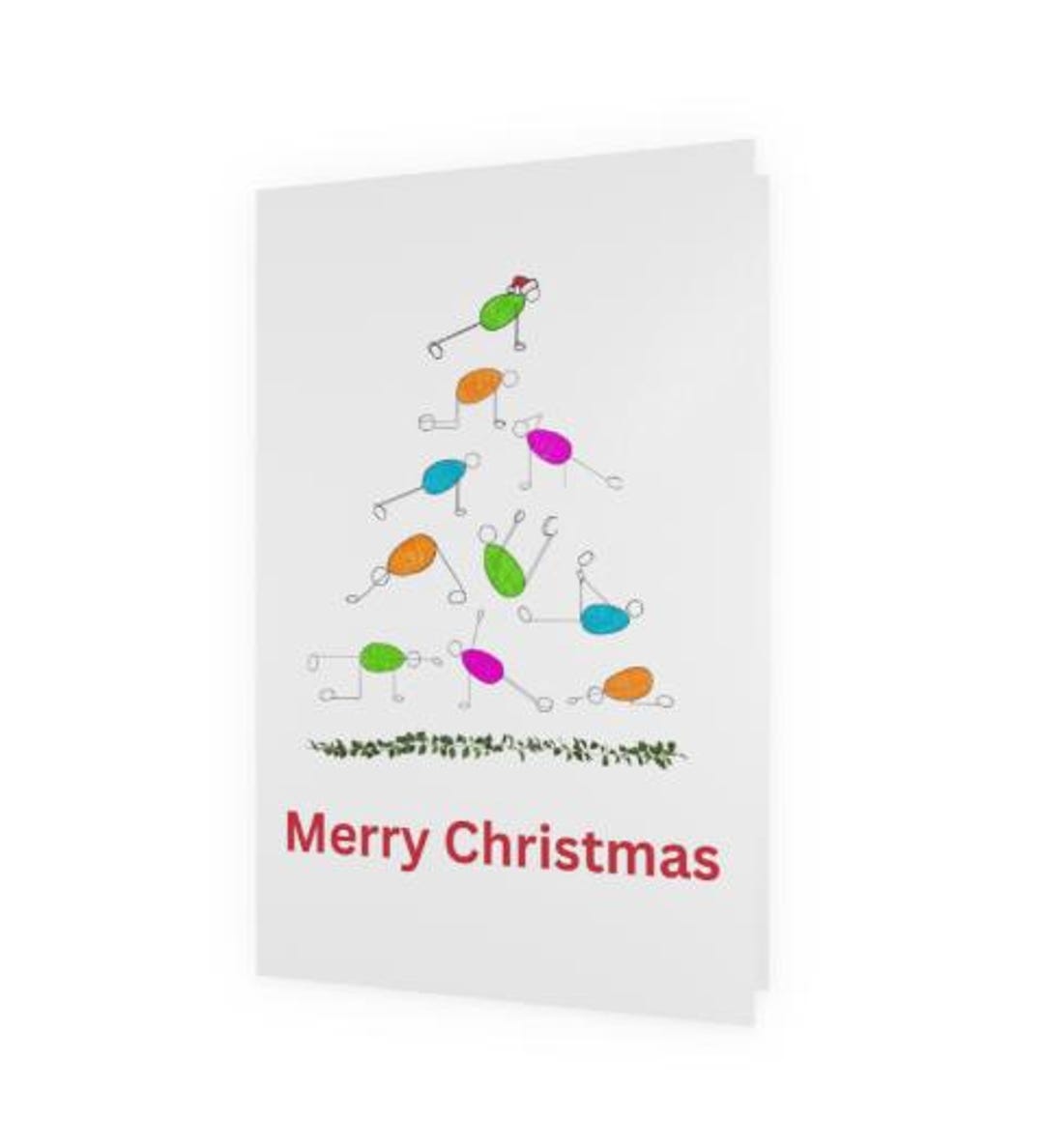 Pilates Christmas Tree Exercise Card - Etsy