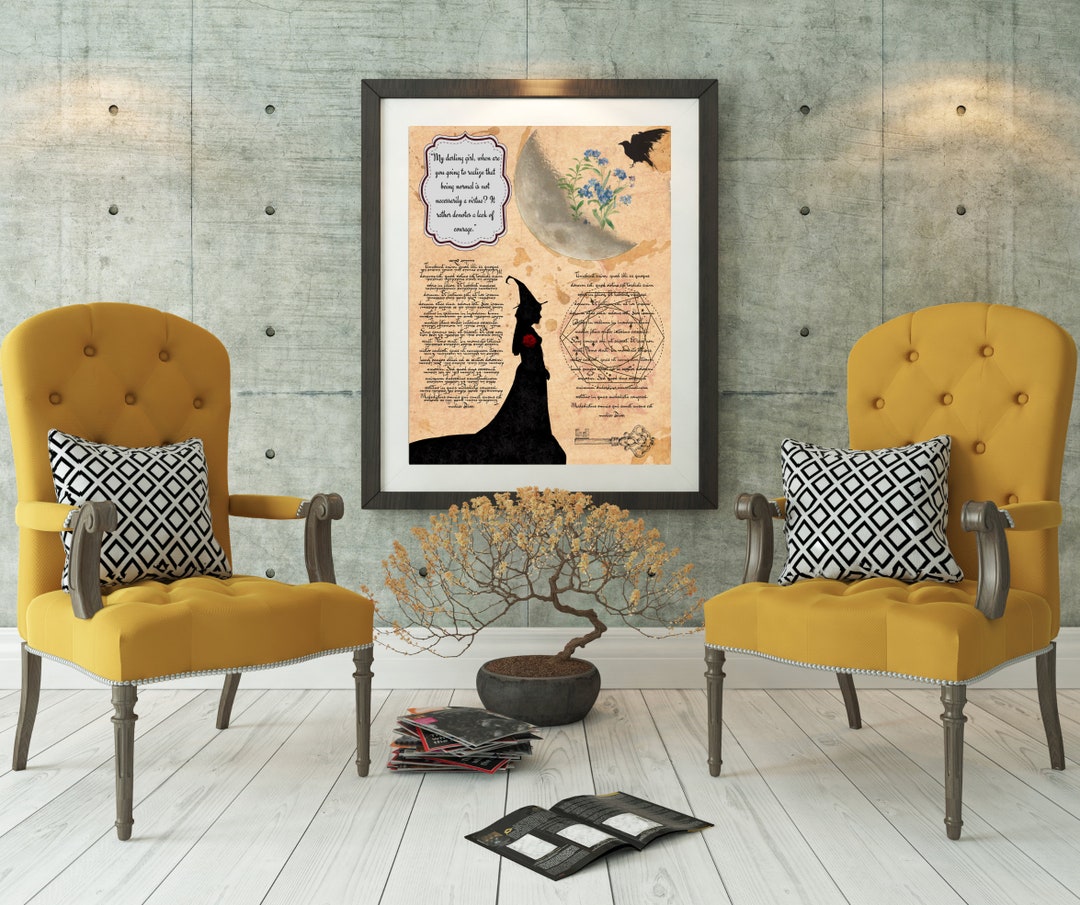 Practical Magic Witch Spell, I Just Want to Be Normal - Etsy