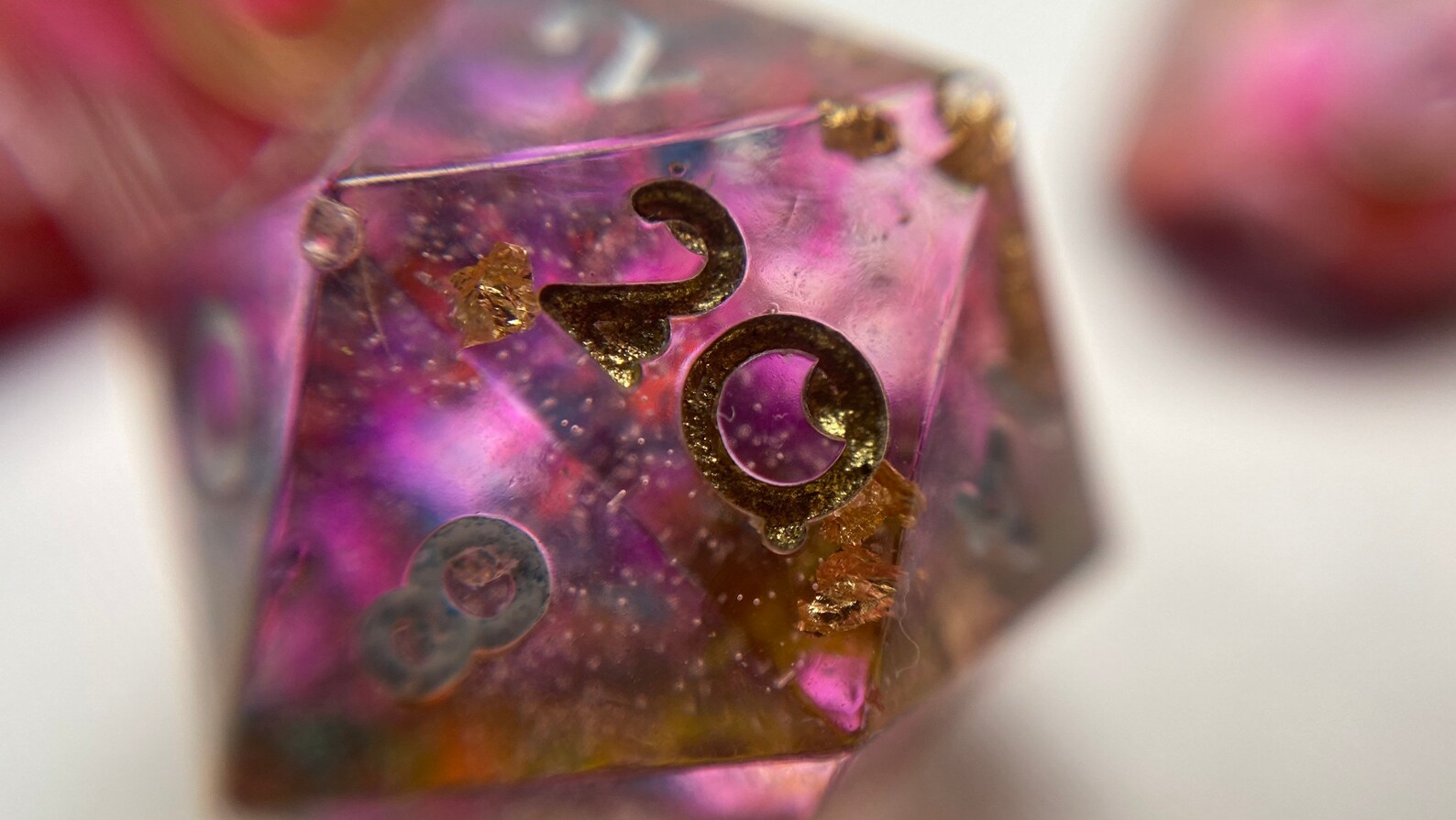 Custom D&D dice set 7 dice 1d20 1d12 2d10 1d8 1d6 1d4 | Etsy