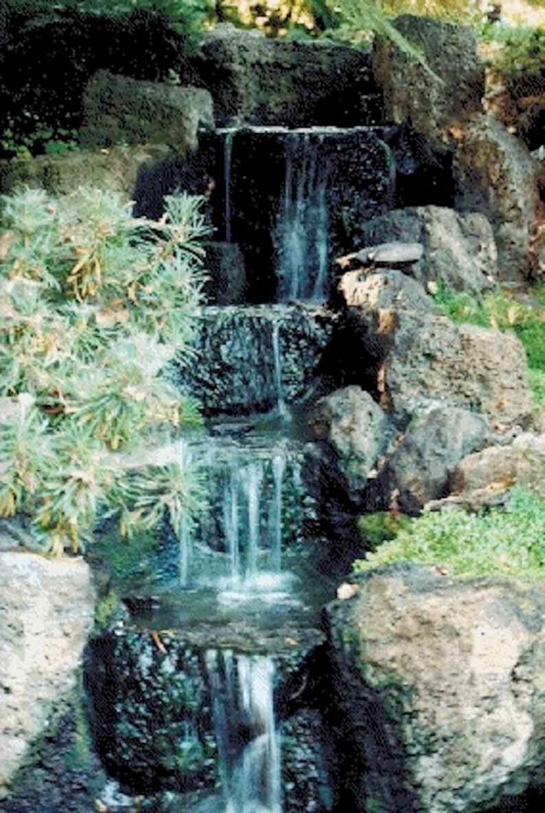 Small Waterfall PDF Cross Stitch Pattern - Etsy