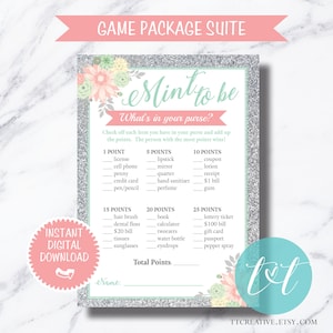MINT TO BE Game Package Suite Instant Download | Etsy