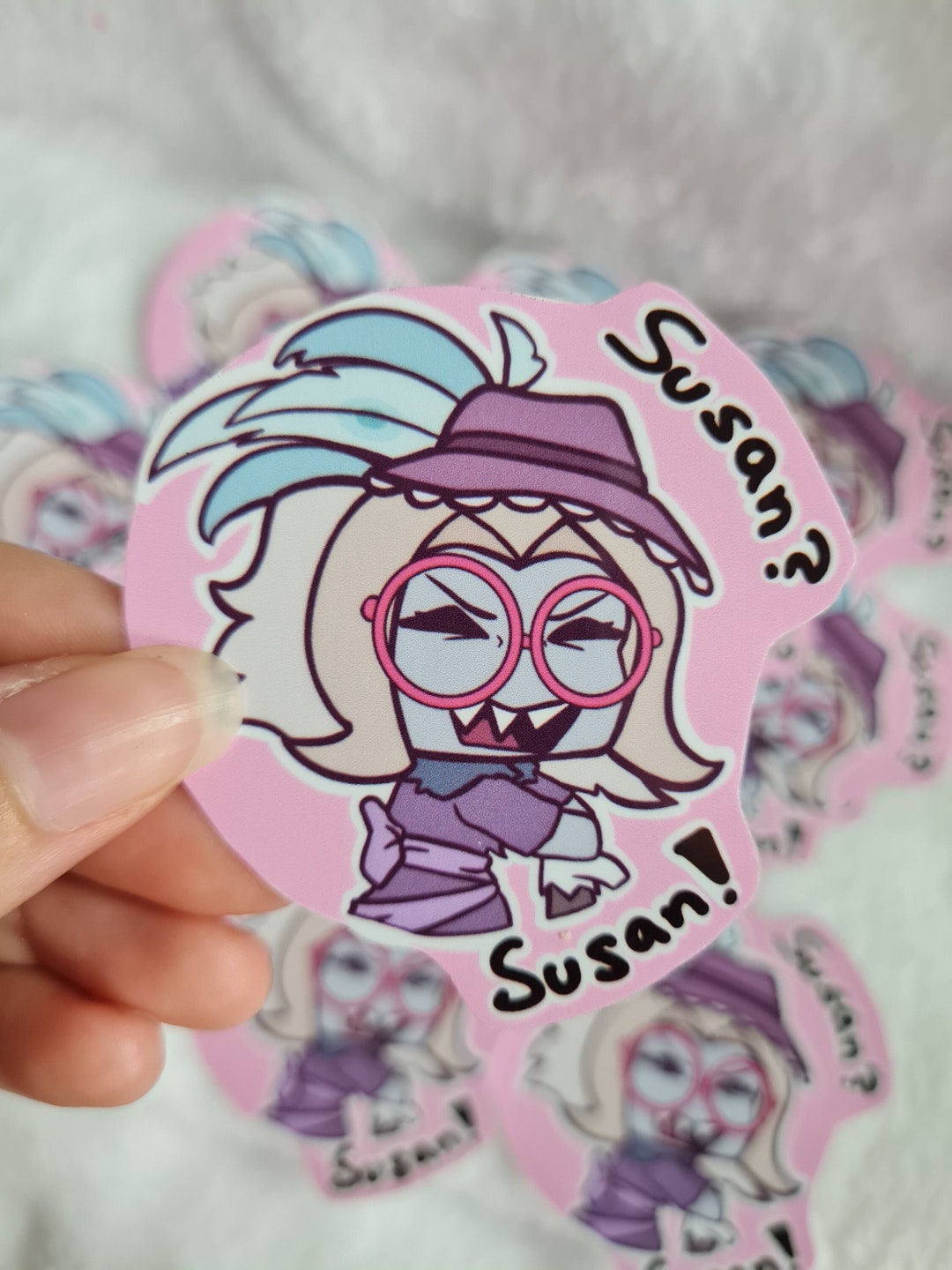 Susan Susan Hazbin Fanart Stickers - Etsy