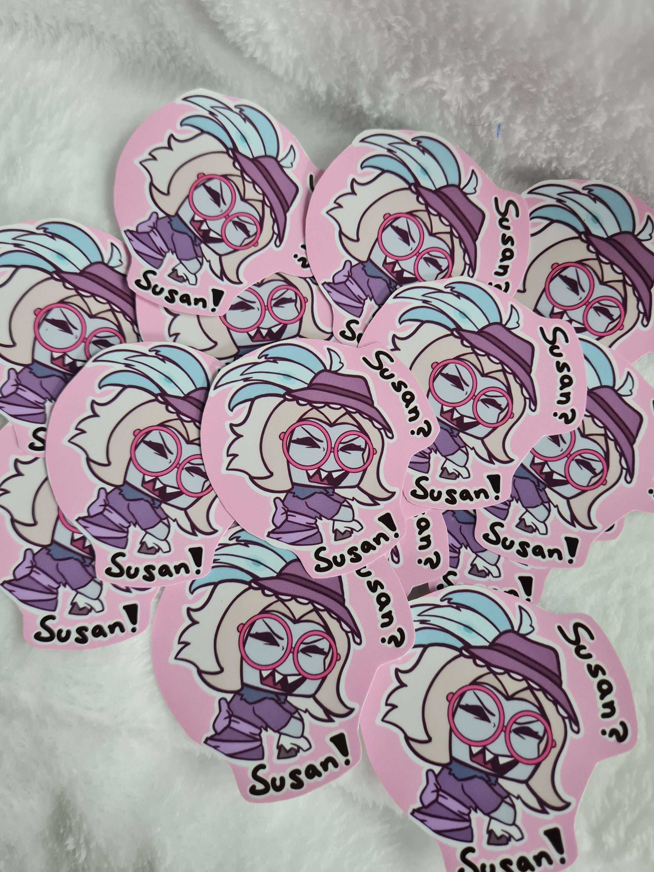 Susan Susan Hazbin Fanart Stickers - Etsy