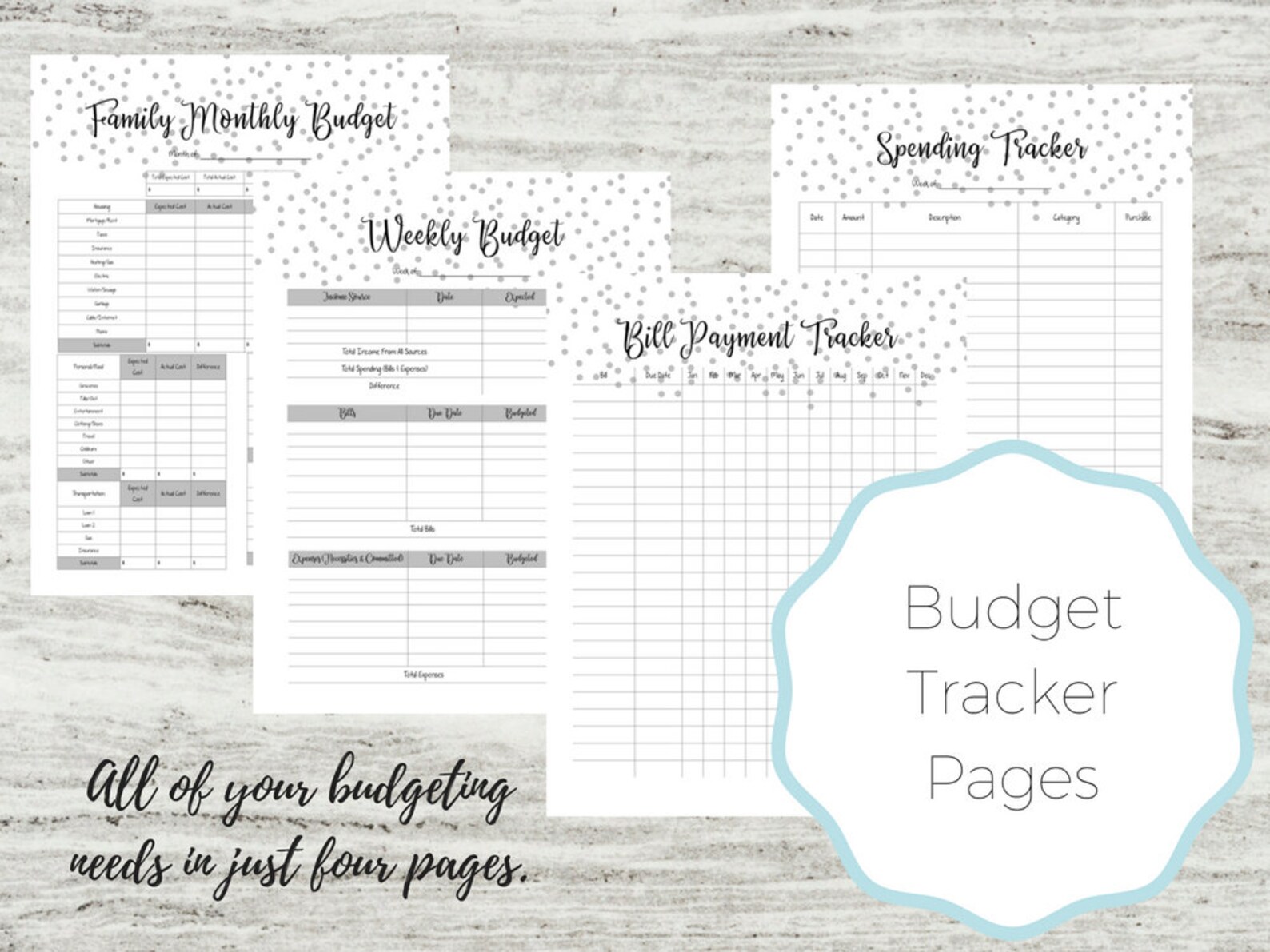 Budget Binder | Finance Binder | Finance Printables | Budget Planner ...