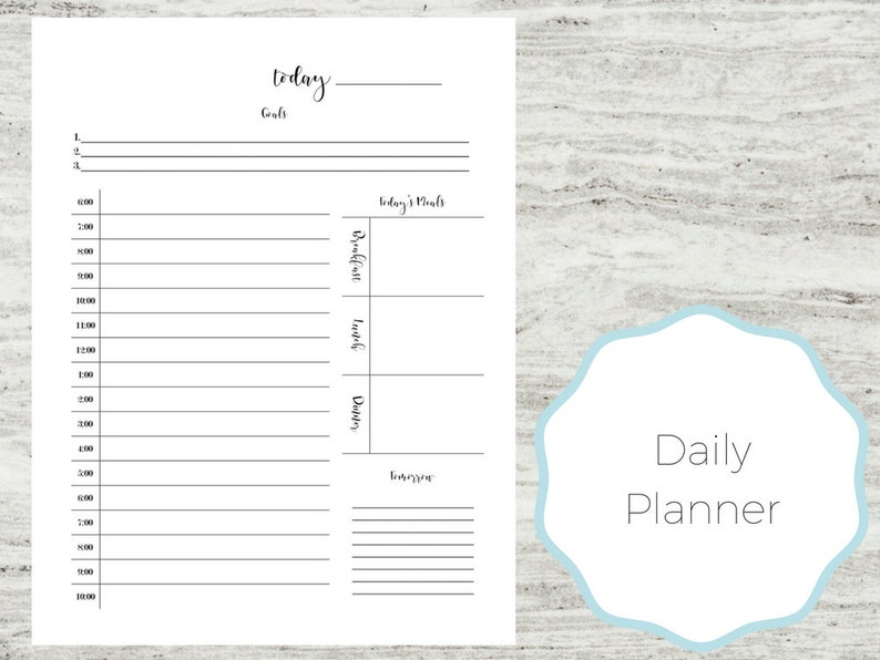 3 in 1 Daily Weekly Monthly Calendar | Monthly Calendar | Daily ...