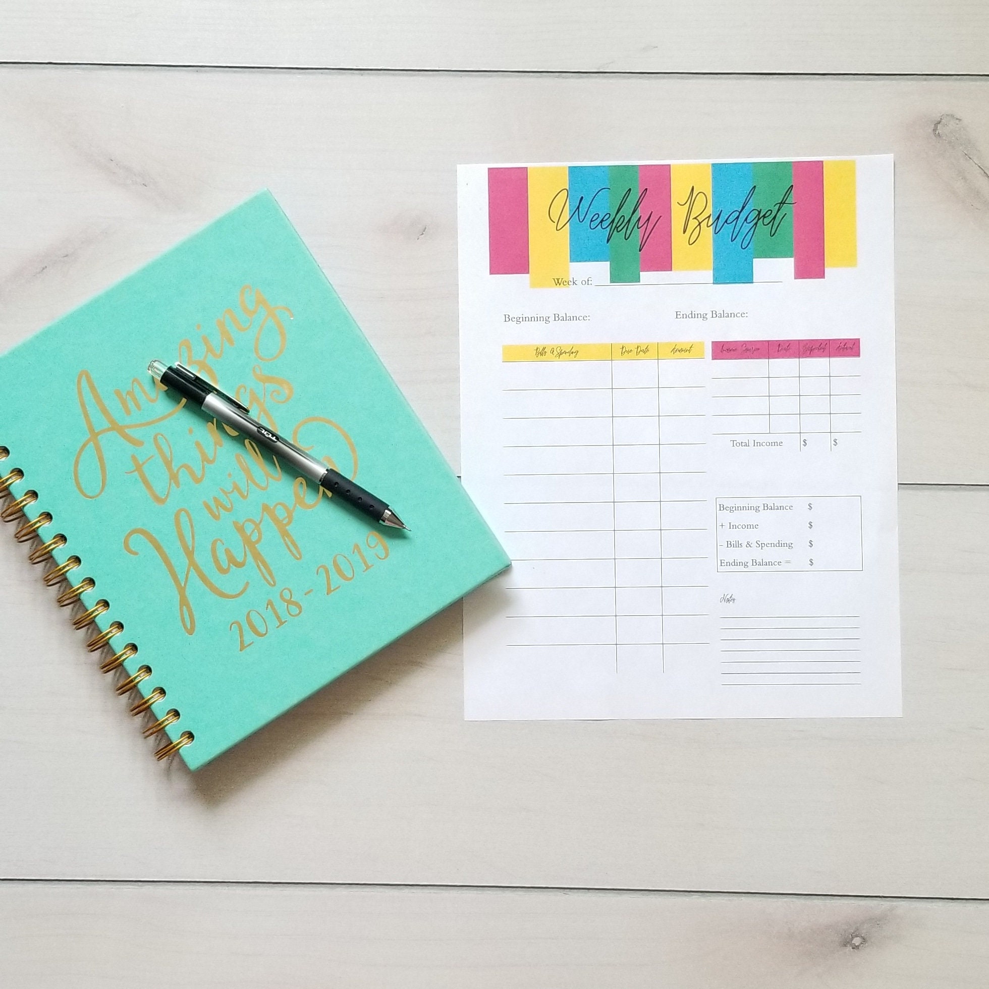 Weekly Budget Printable | Weekly Budget | Budget Tool | Budget ...