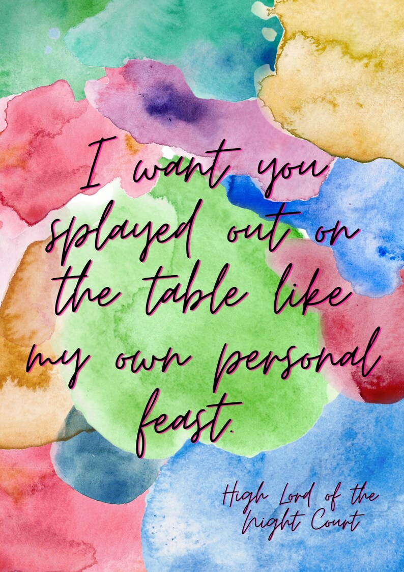 A Court of Mist and Fury Art Print Chapter 55 Quote | Digital Download ...