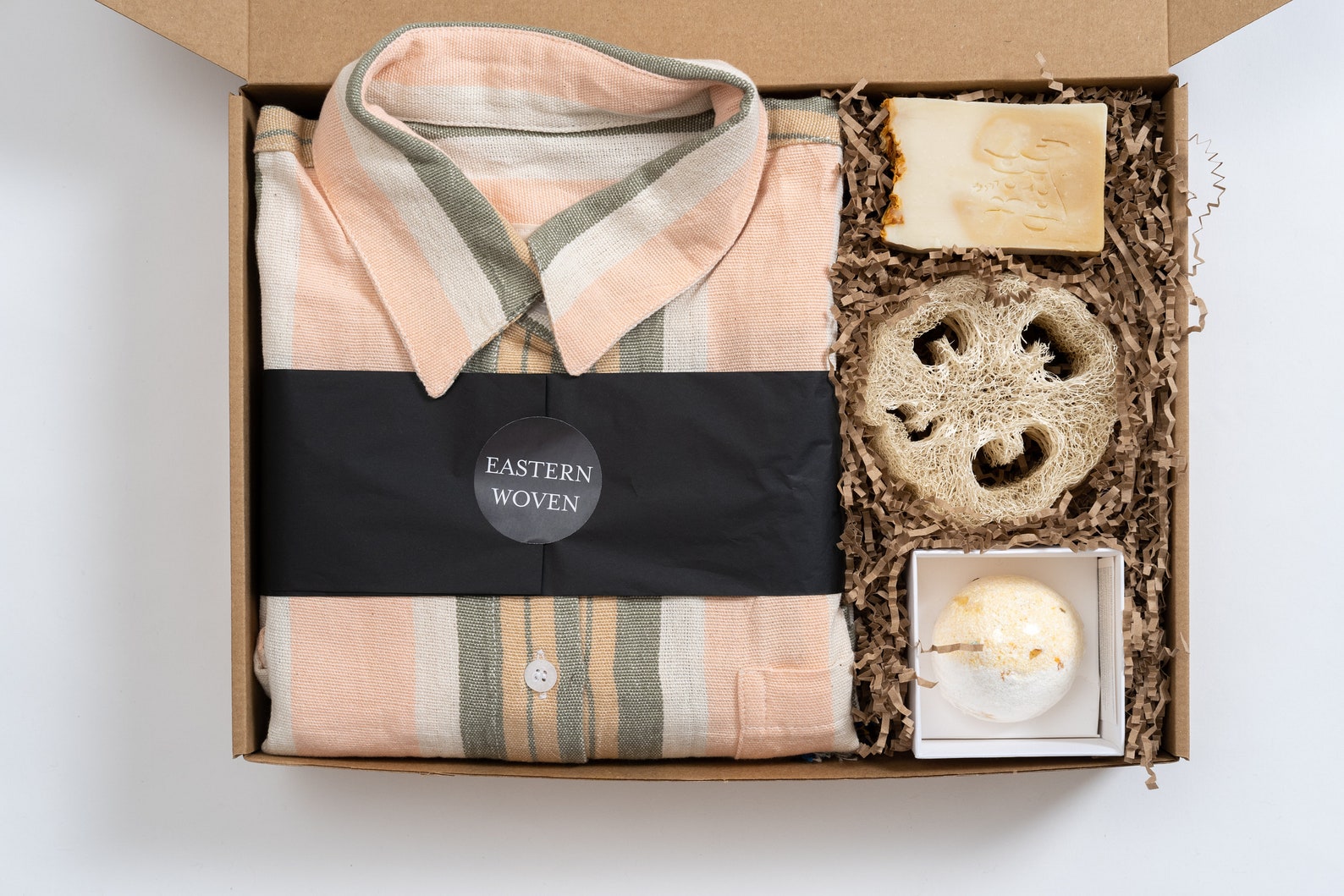 Pajamas Gift Set, Linen Loungewear Short Set, Christmas Gift Box ...