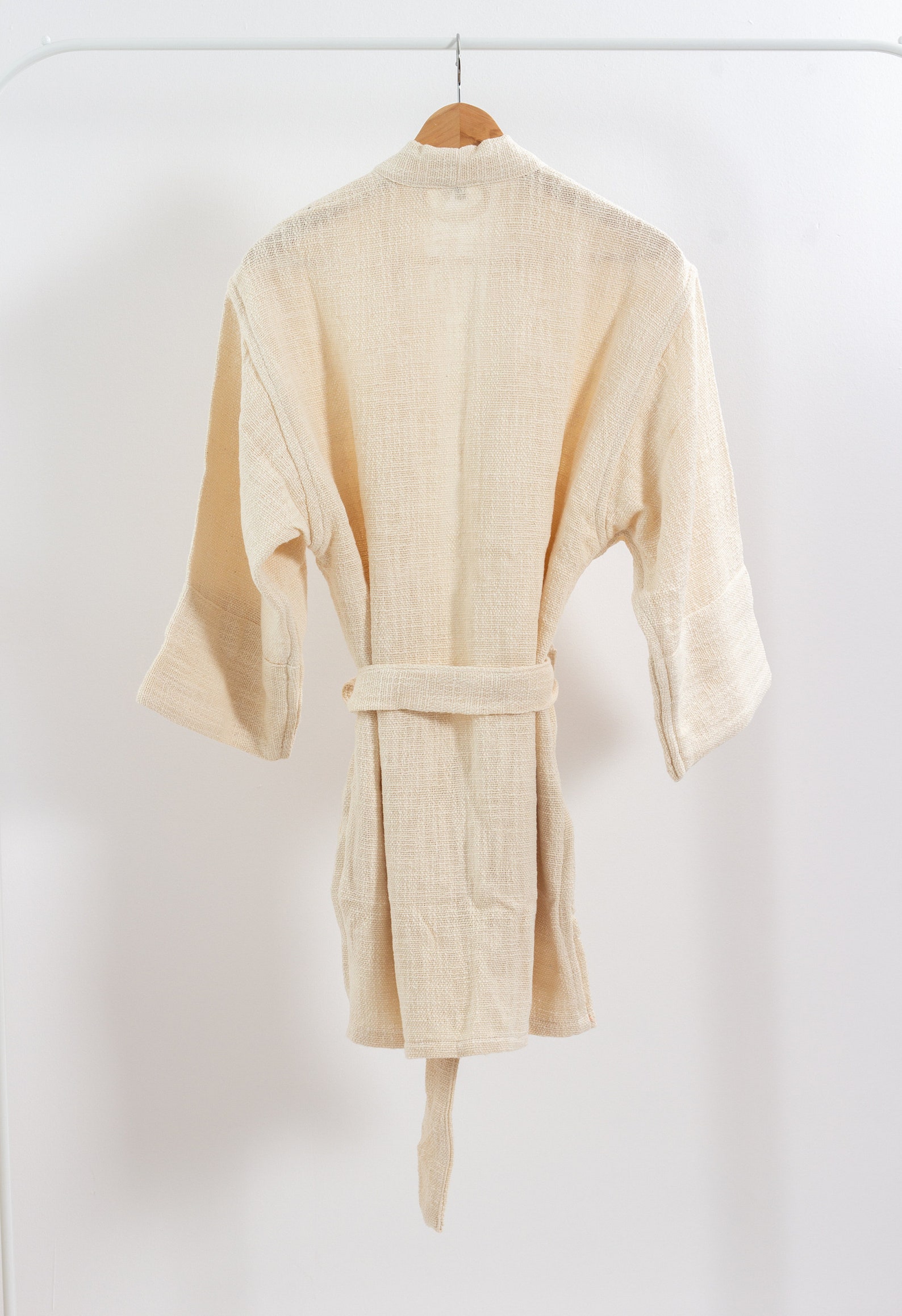 Organic Short Lounging Robe Pure Cotton Fabric Natural Fast - Etsy